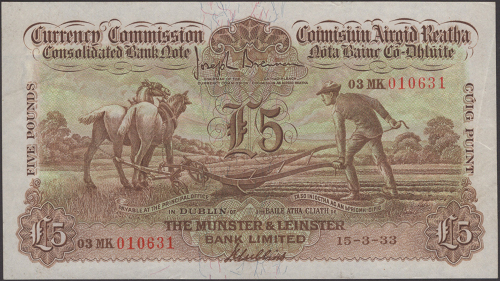 British and Irish Banknotes (14 March 2024): Lot 548 | Noonans Mayfair