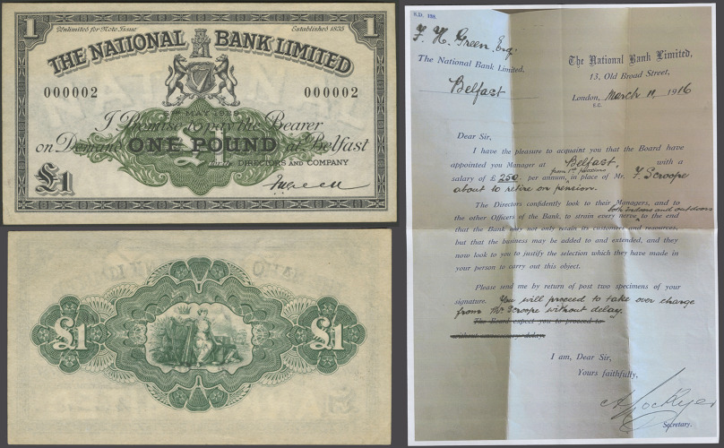 PREVIEW: BRITISH & IRISH BANKNOTES: 11 MARCH | Noonans Mayfair
